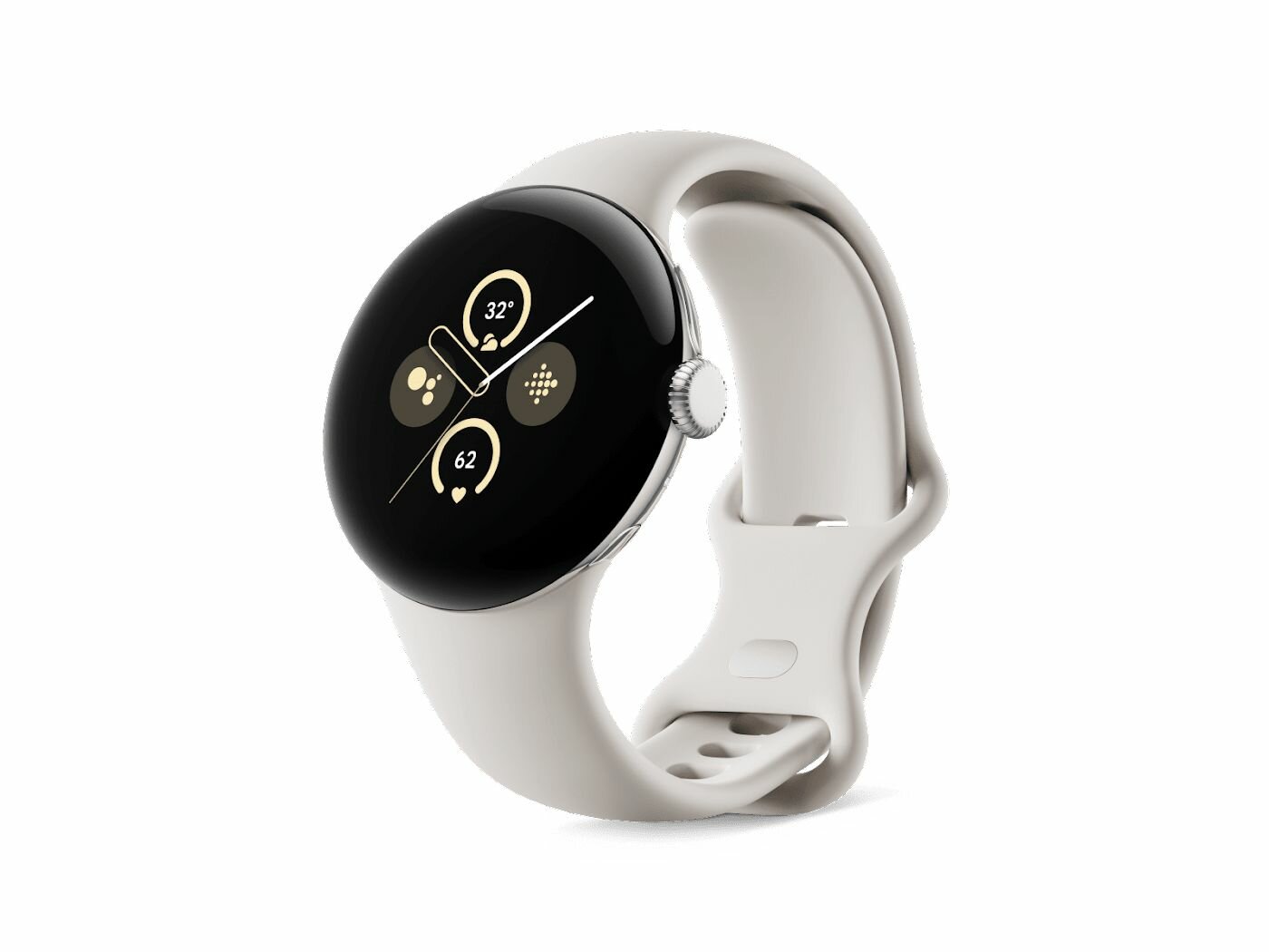 Умные часы Google Pixel Watch 2 - 4G LTE + Wi-Fi - Silver Case/Porcelain Band