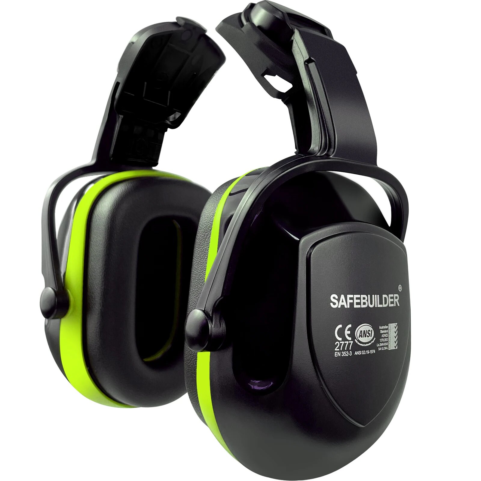 Наушники шумоподавляющие SafeBuilder 5007E Black-Green