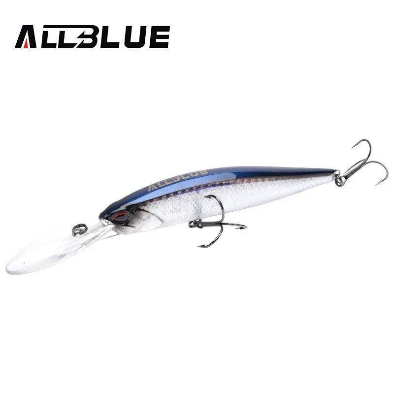 ALLBLUE Новая профессиональная рыболовная приманка JERKBAIT 100DR Color F