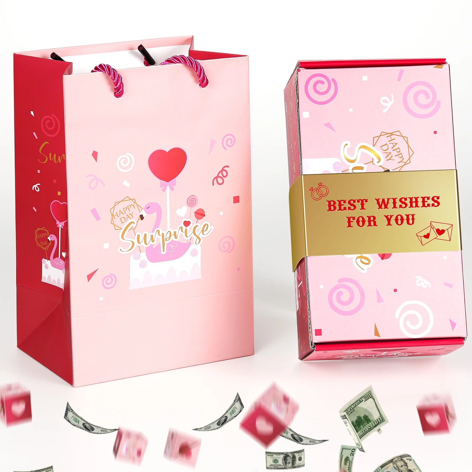 Подарочная коробка "Best Wishes fou You"