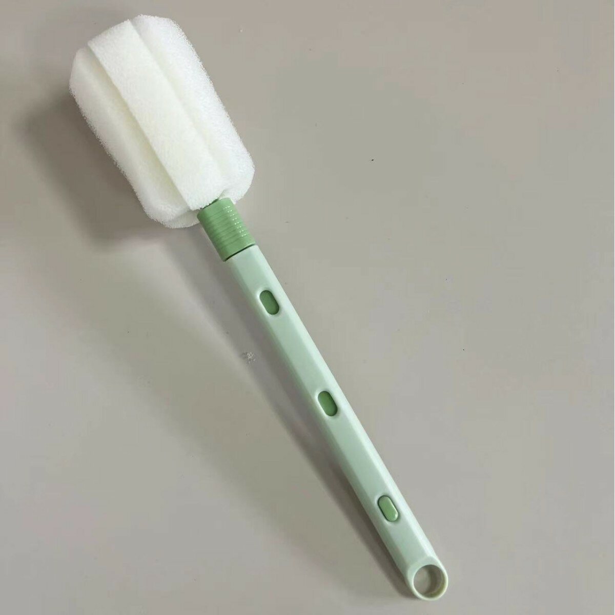 Щетка для чистки бутылок может термос чашкой с длинной ручкой выдвижной Зеленый