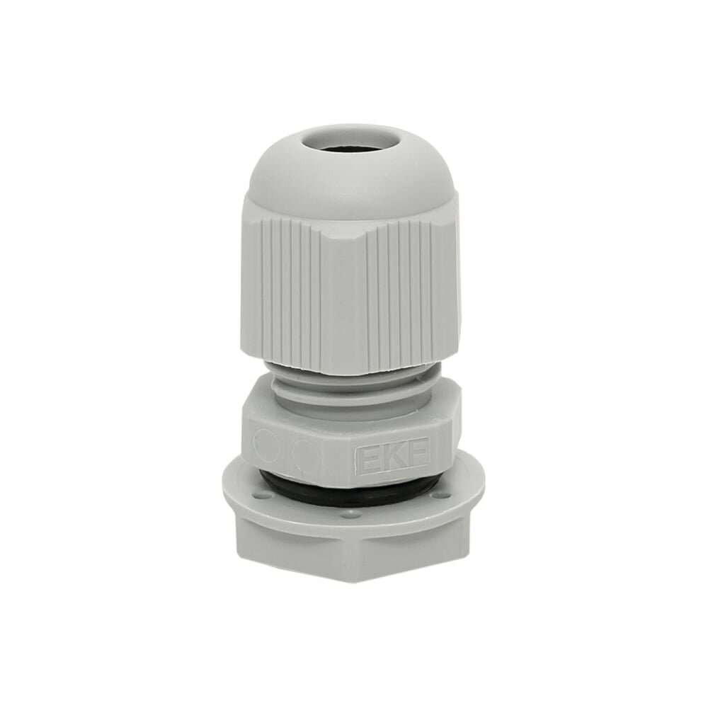 Сальник EKF PROxima PG9, IP54, d отверстия 16 мм, d провода 4-8 мм, 20 штук plc-pg-9-r