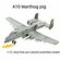 Модель самолета A10 Warthog 1/72, цвет: A10 gray, без коробки
