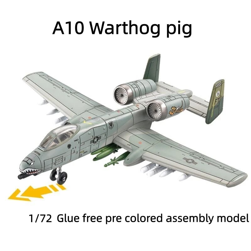 Модель самолета A10 Warthog 1/72, цвет: A10 gray, без коробки