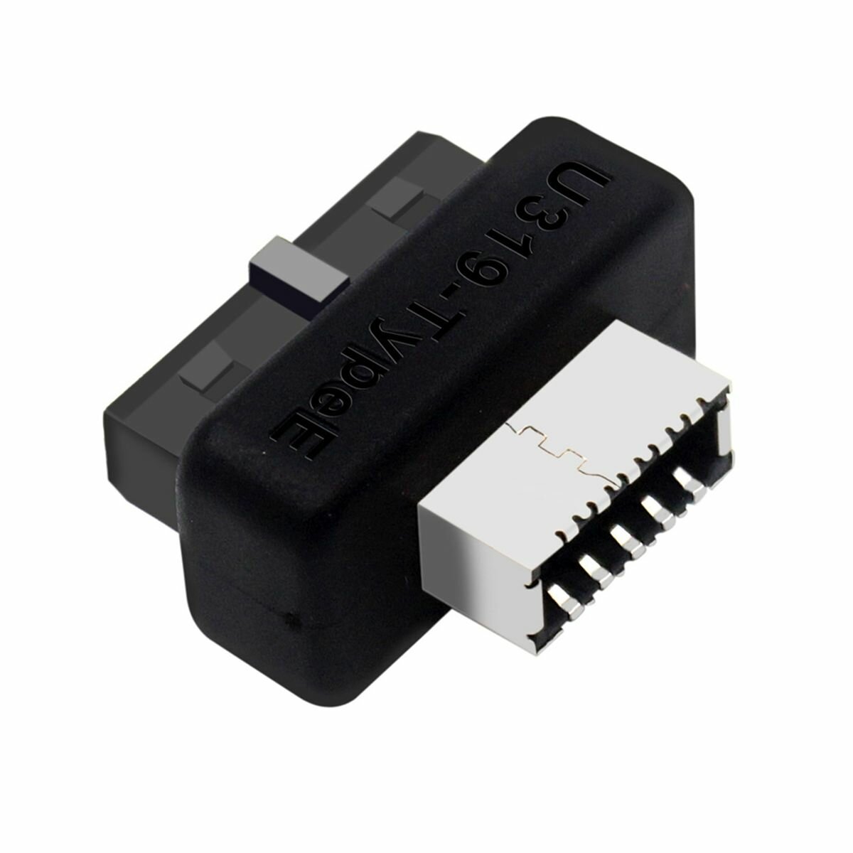 USB-адаптер для передней панели USB3.0 19PIN/20PIN to Type-E Female Внутренний вертикальный разъем для материнской платы компьютера