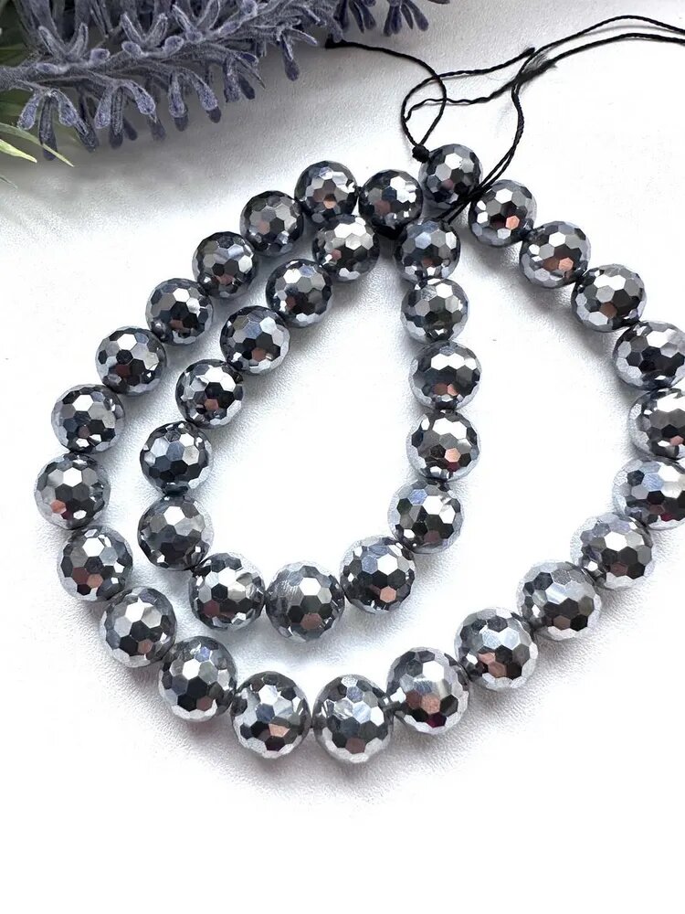 Бусины для рукоделия MBGems Терагерц 10 мм 36 штук