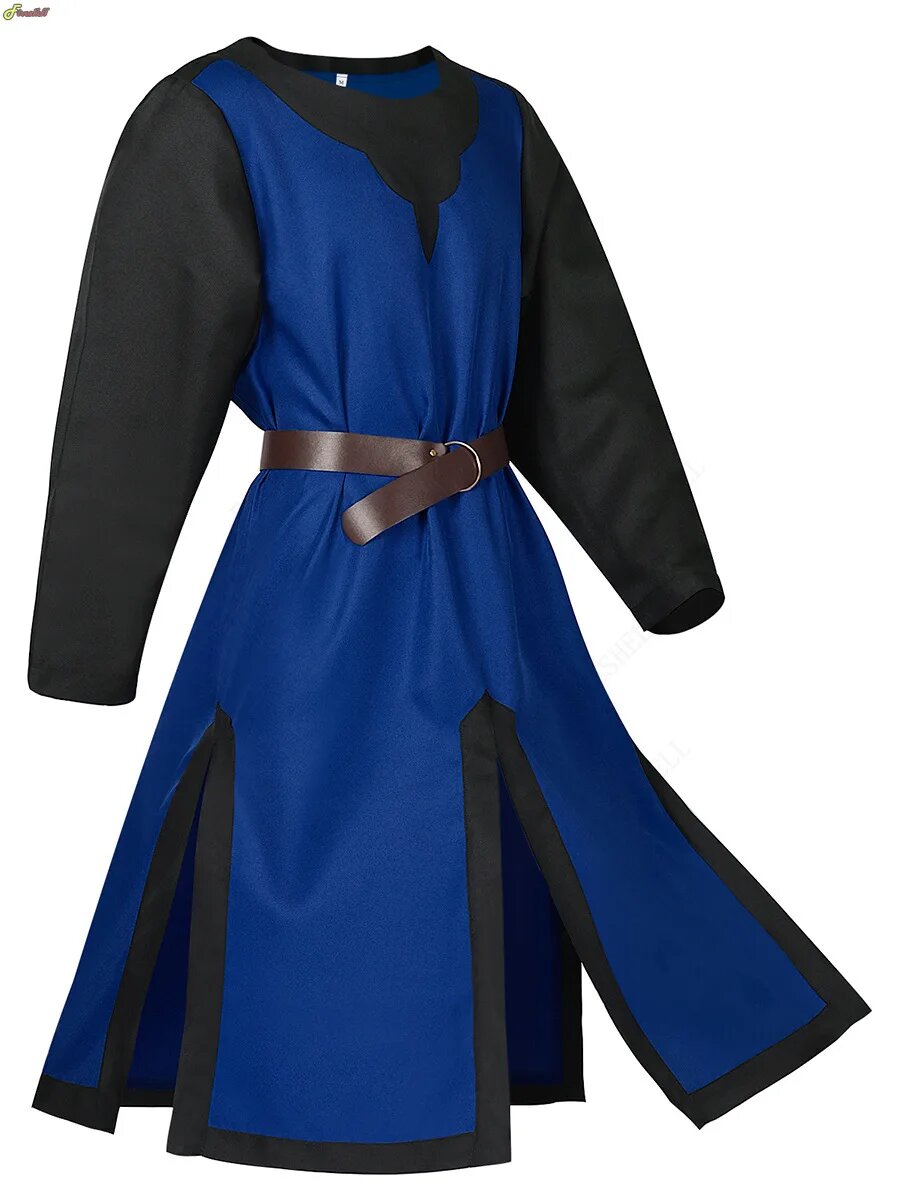 Костюм рыцаря Темплара Fiveshell Темно-синий, XXL, top with 185cm belt