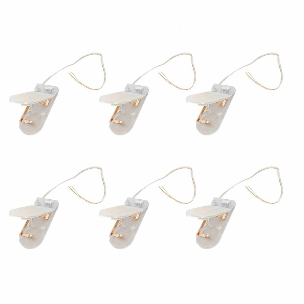 Корпус для батареи CR2032 с кнопкой, прозрачный - Двойной батарейный отсек