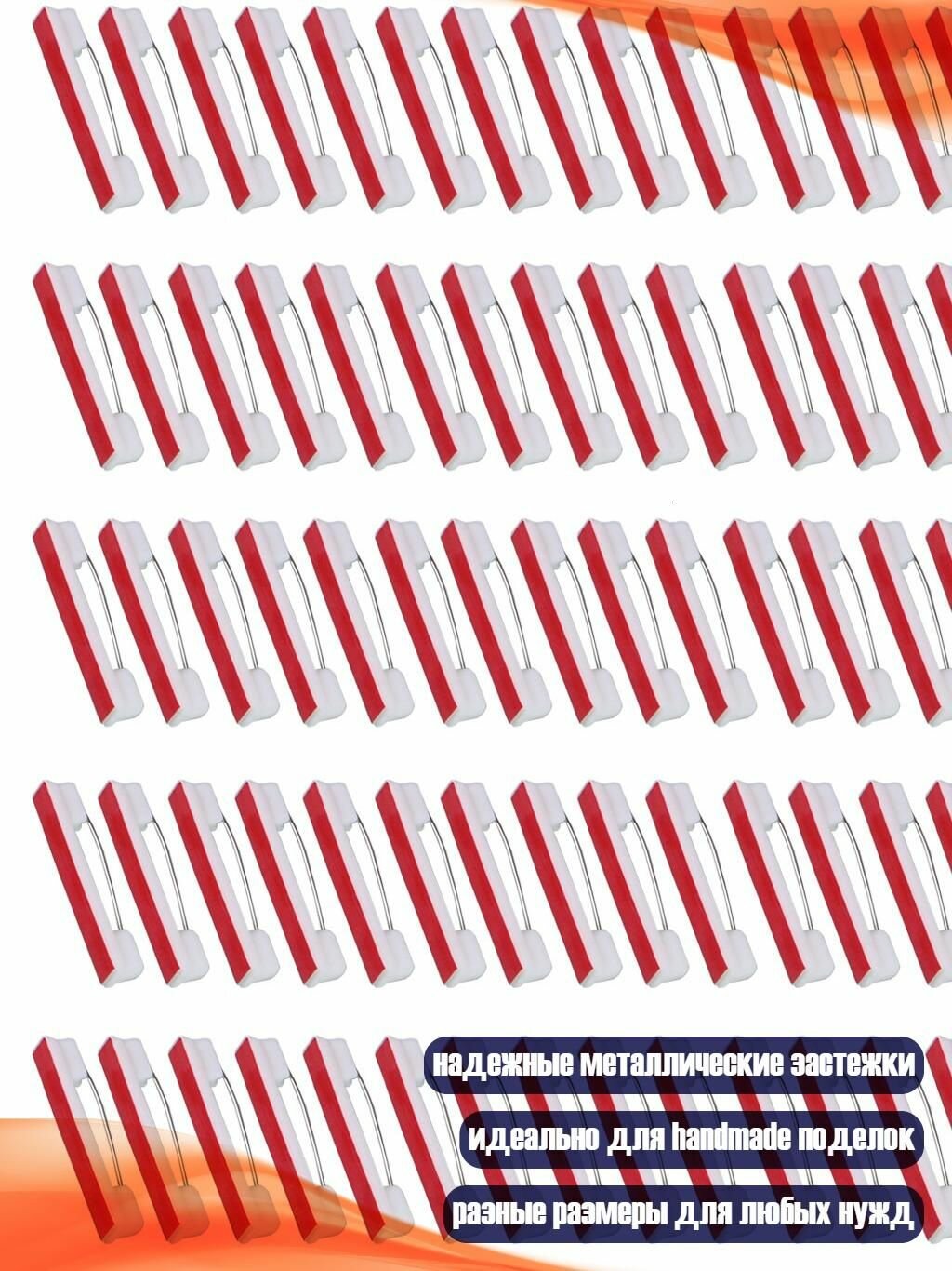 100 шт. булавки для брошей 22мм/31мм/37мм для украшений, Белый - L