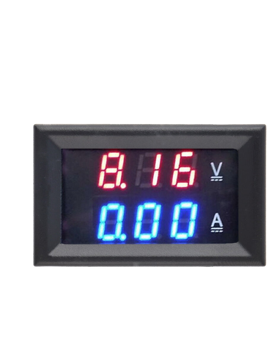 Вольтметр - амперметр 0-100В DC 0-10А VC288RB (красный. синий)