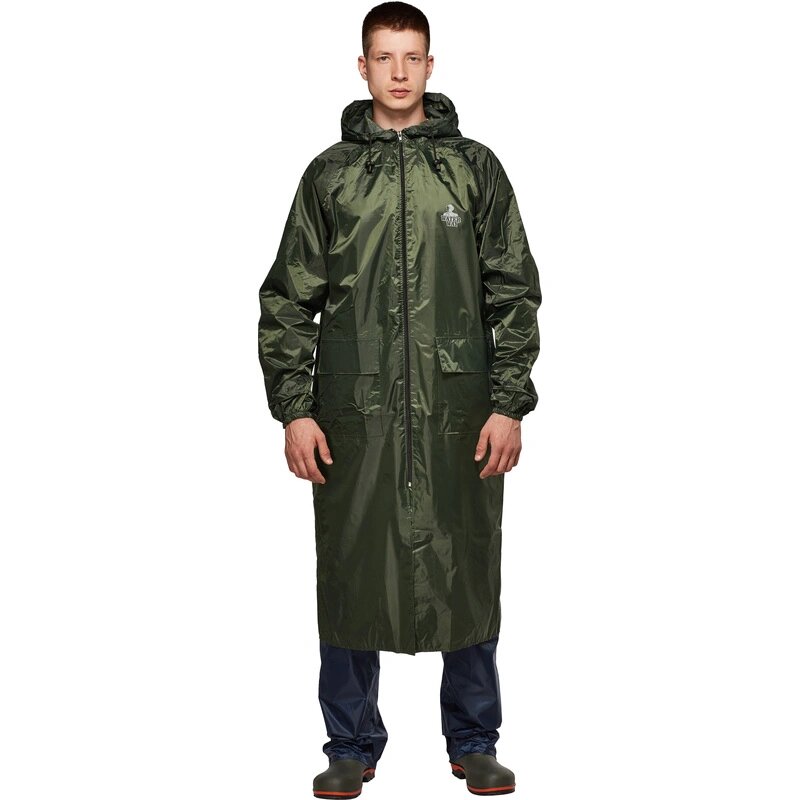 Плащ влагозащитный Тайфун зеленый 52-54/182-188