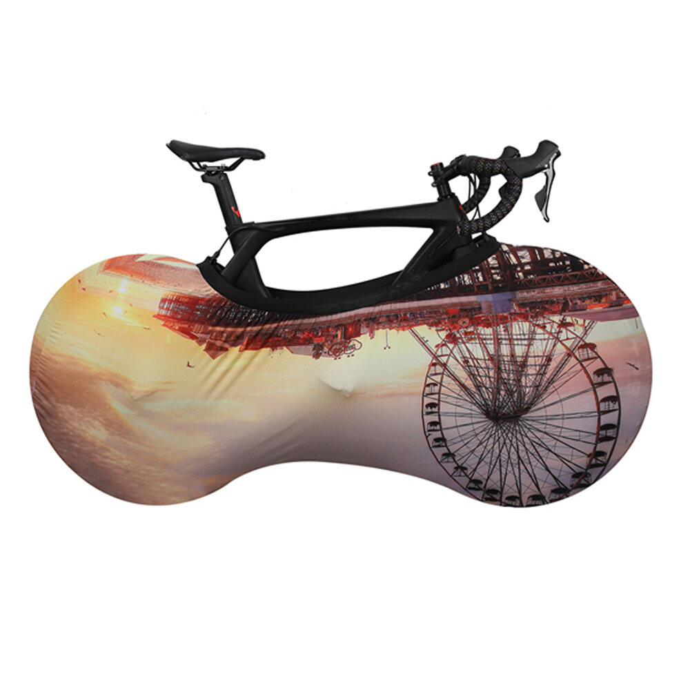 Велосипедный защитный чехол MTB Дорожный велосипед Антипылевой чехол для колес и рамы Велосипедная сумка для хранения с защитой от царапин