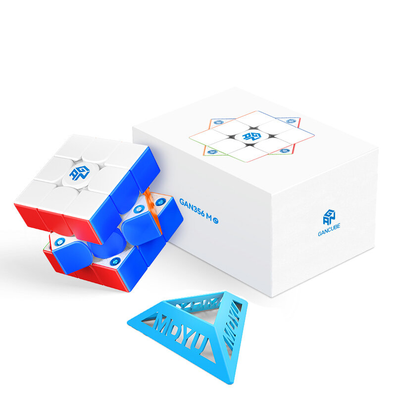 GAN 356m Lightweight Edition, Magnetic Rubik's Cube Full Set, 3x3 Educational Toys