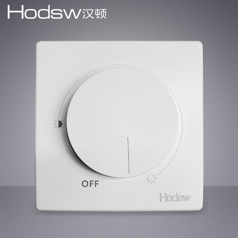 Панель диммера Hanton, настенный диммер, ручка мощности, регулировка света, бесступенчатый регулятор 86