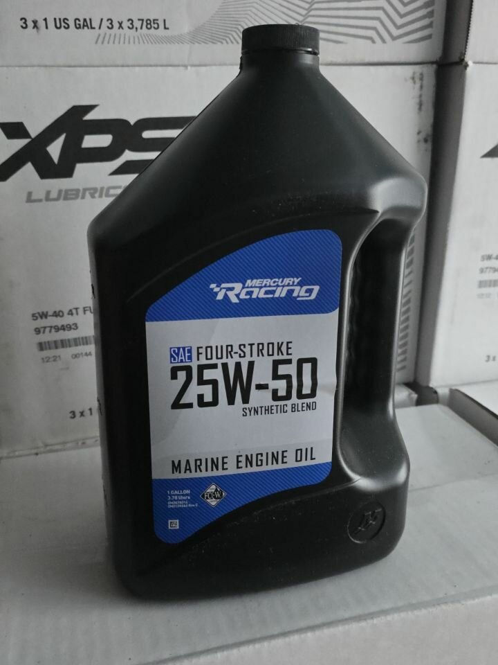 Моторное масло Mercury 25W-50 3,78л.