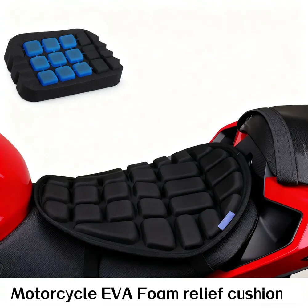 Универсальная гелевая накладка на сиденье мотоцикла комфорт и защита от вибрации при длительных поездках