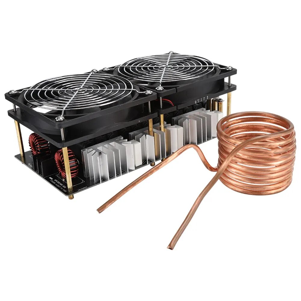 ZVS 12V-48V 2500w Высокочастотный индукционный нагреватель Модуль печатной платы с обратным приводом для DIYer