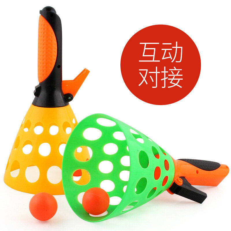 Игрушка для спорта в помещении и на улице, двойная стыковка, запуск мяча, пинг-понг, эластичный мяч, интерактивная игра для родителей и детей, дропшиппинг