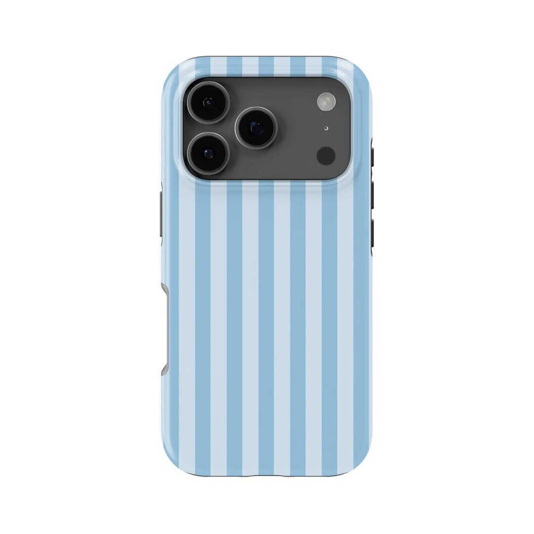 Чехол для iPhone 11 Pro в голубую полоску