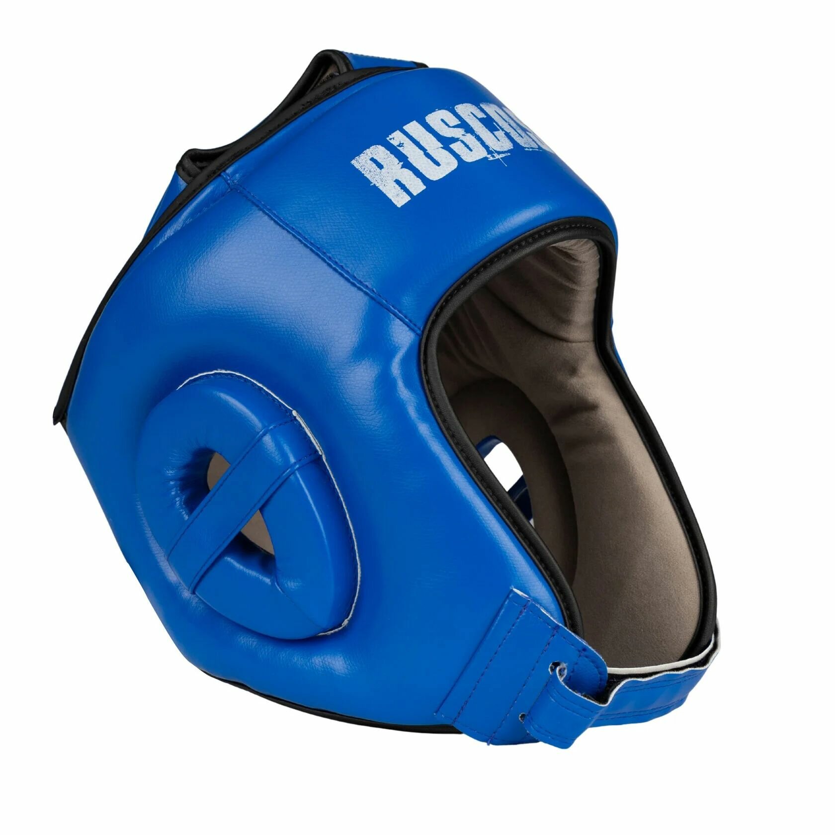 Шлем усиленный RUSCO SPORT с закрытым верхом синий (L)