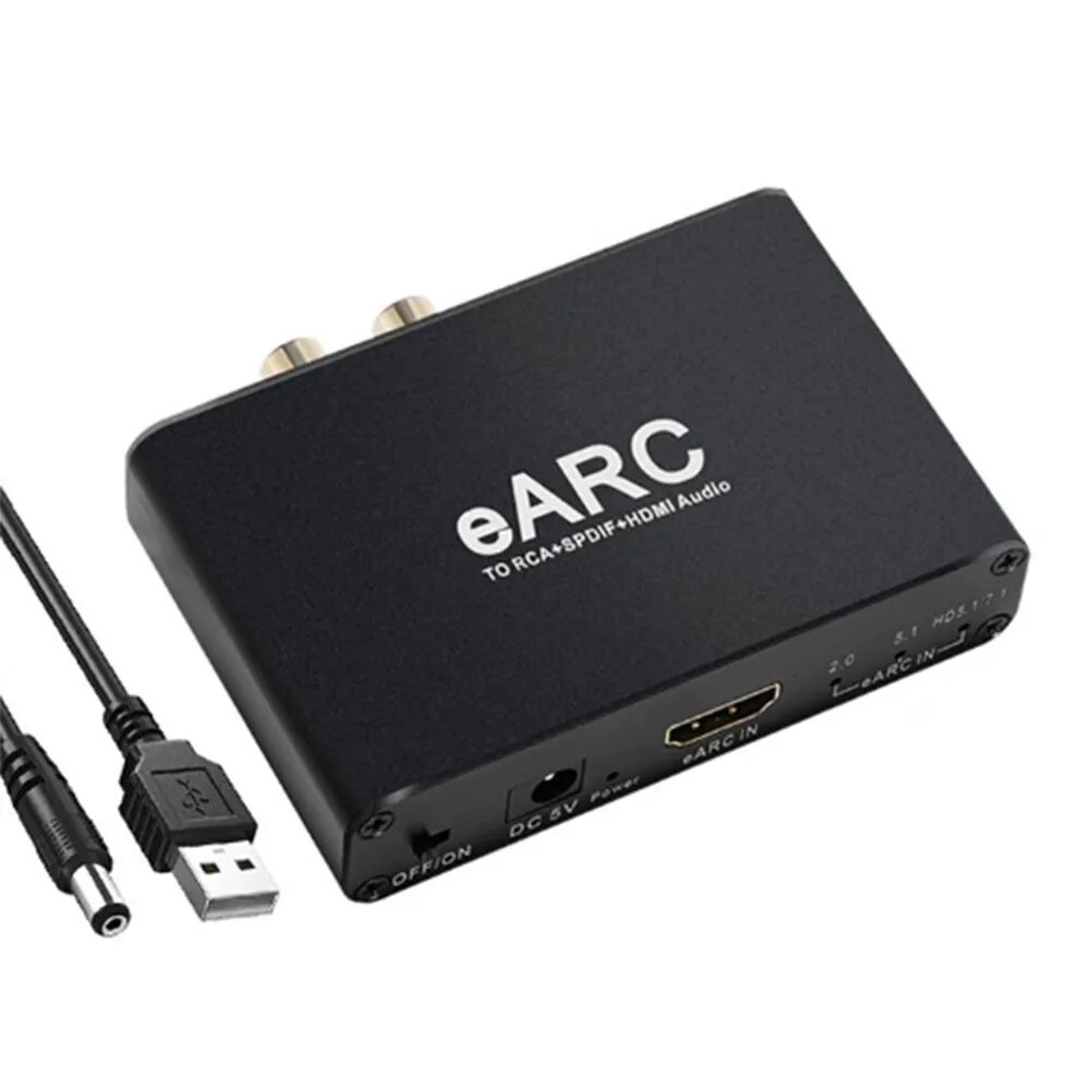 HDMI-совместимый EARC ARC Audio Extractor 192Khz Converter