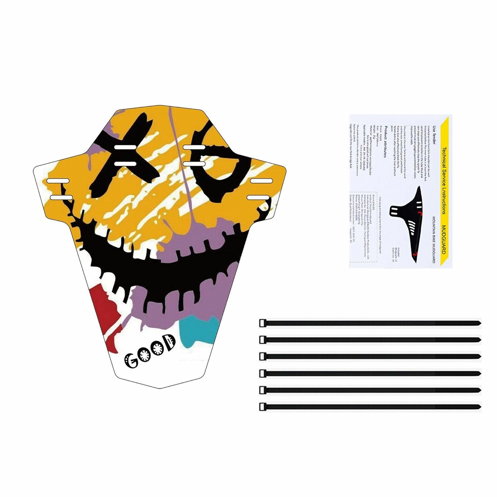 Регулируемый набор грязезащитных щитков для велосипедов быстросъемный