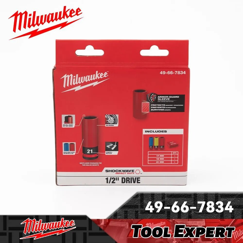 Milwaukee Набор головок 1/2SHOCKWAVE — фото 1