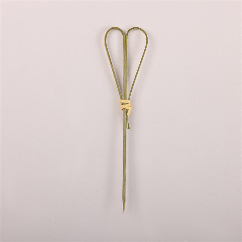 Бамбуковые вилки для фруктов, палочки для фруктов, палочки для коктейлей, палочки для цветов, фруктовые палочки, палочки для сахарной тыквы, одноразовые модные креативные бамбуковые палочки