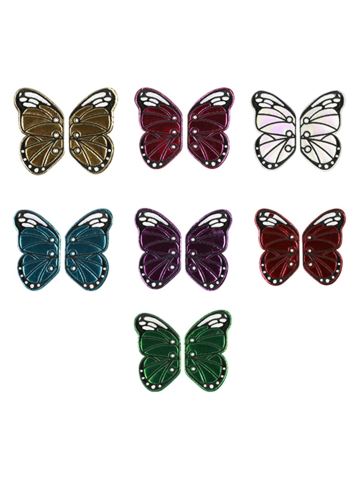 7 шт. Наклеенные утюгом на нашивки нашивки для одежды, вышитые нашивки