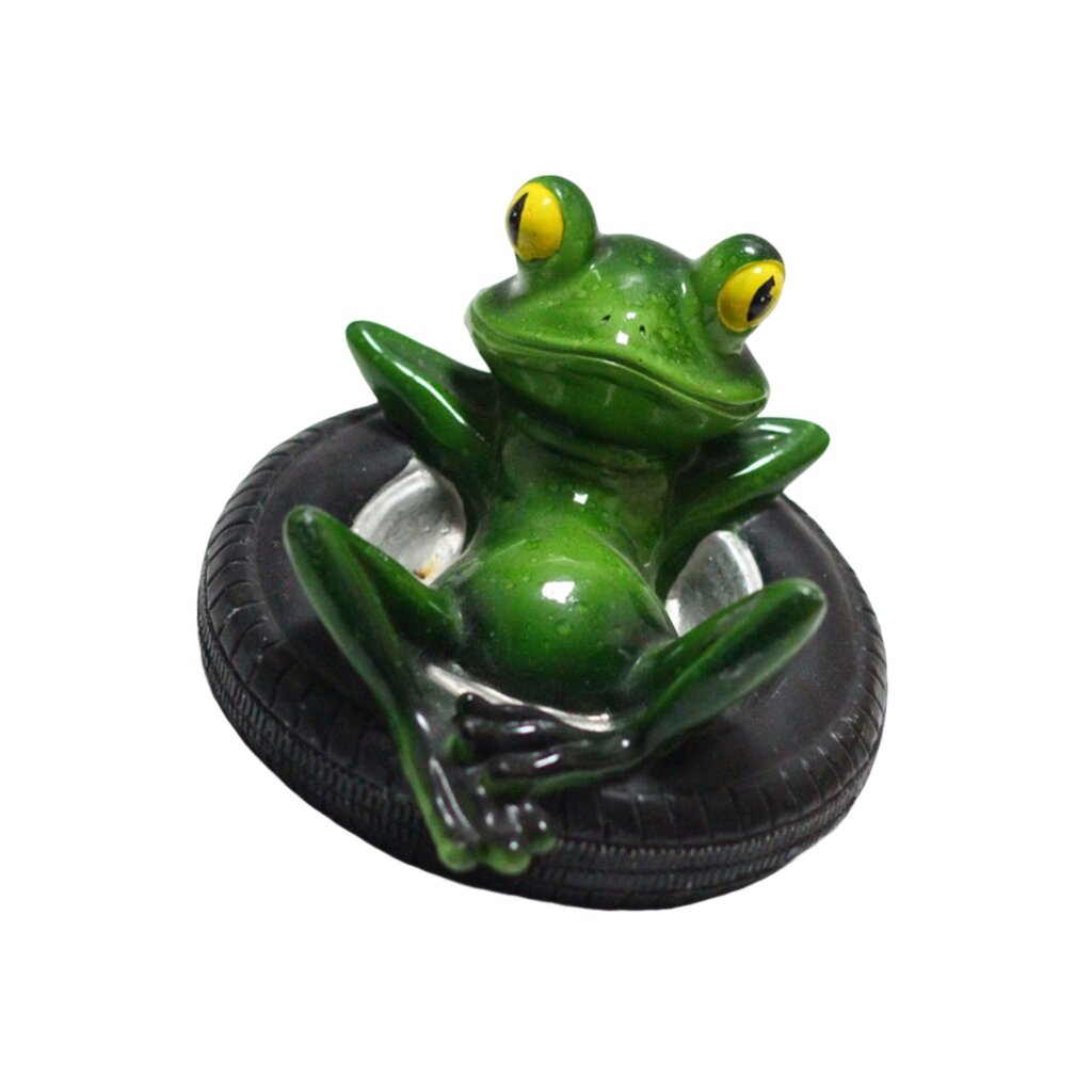 Плавающее украшение-лягушка с шиной на спине