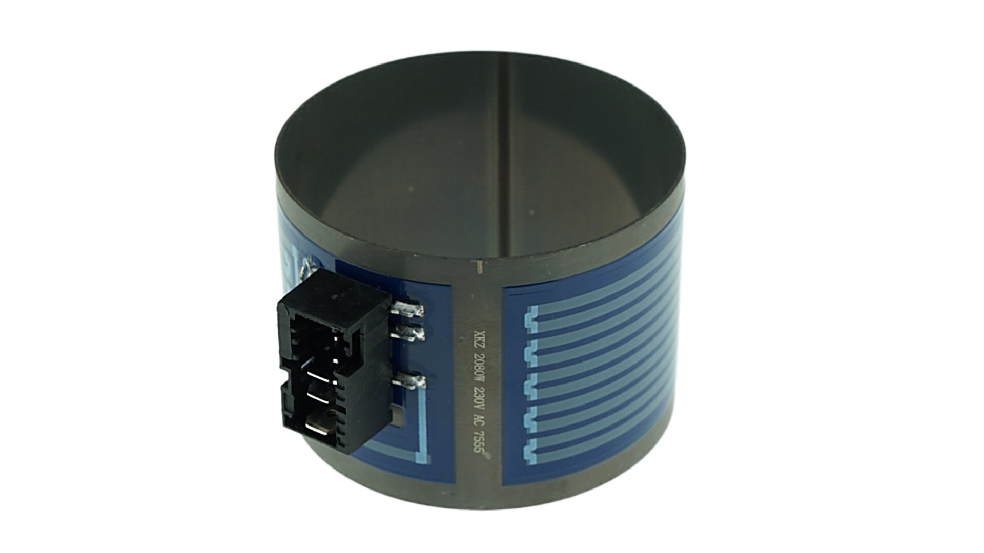 Тэн посудомоечной машины Bosch 2080W, D=75мм, H=55мм, 24.5kOm средний, с разъёмом и термодатчиком