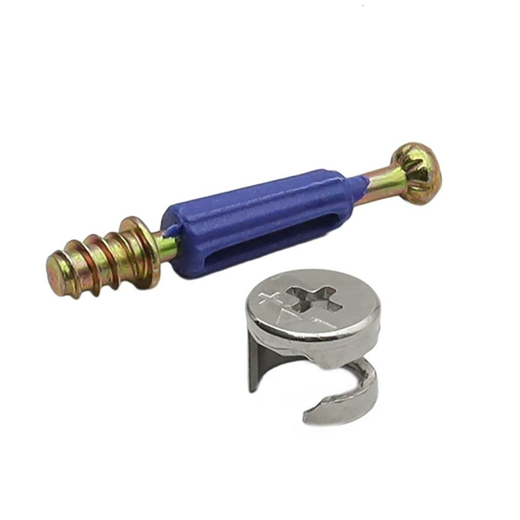 Фиксаторы для шкафов 100 шт, Полюс синего цвета