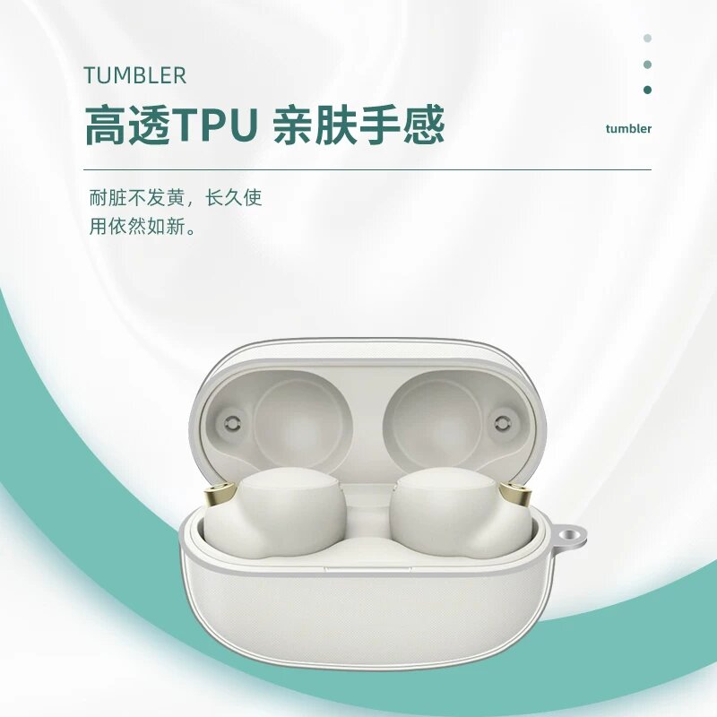 Чехол для Sony WF-1000XM4, прозрачный чехол для наушников Bluetooth wf1000xm3, защитный чехол, прозрачный силиконовый