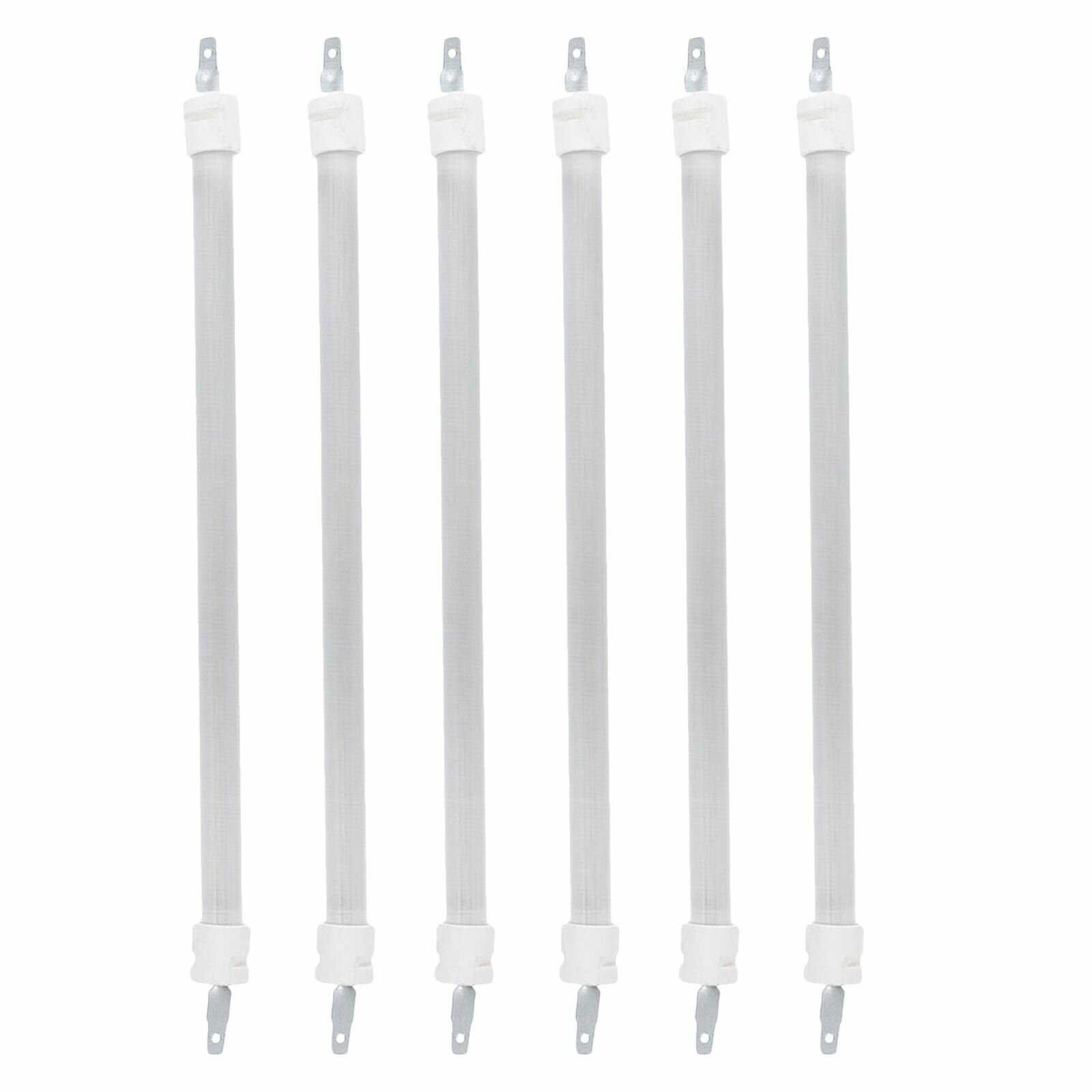 Белая кварцевая трубка нагревательного элемента из керамики для электрических обогревателей, комплект 6 штук