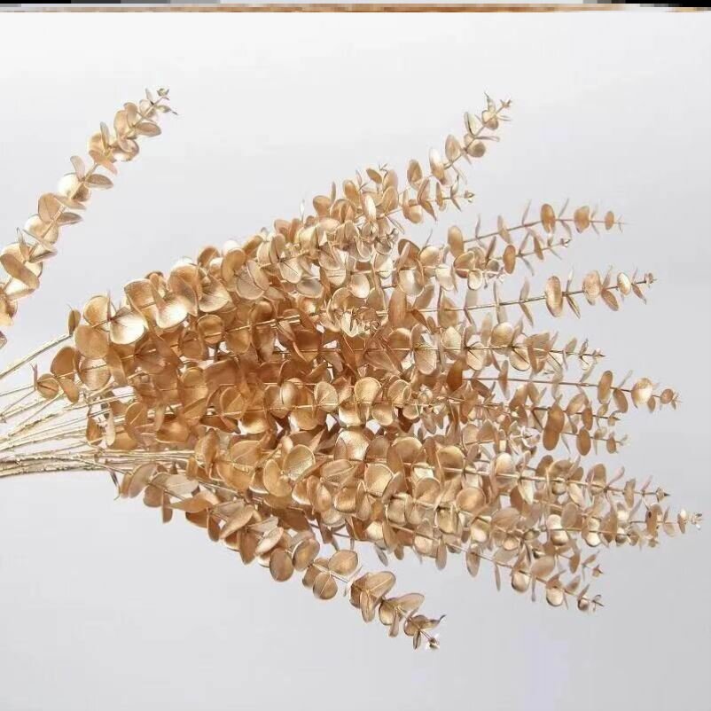 Горячая распродажаГорячая продажа 3-конечного веера, лист гинкго, искусственный цветок, золотая удача, красные плоды, зимнее зеленое украшение для новоселья, декор для гостиной