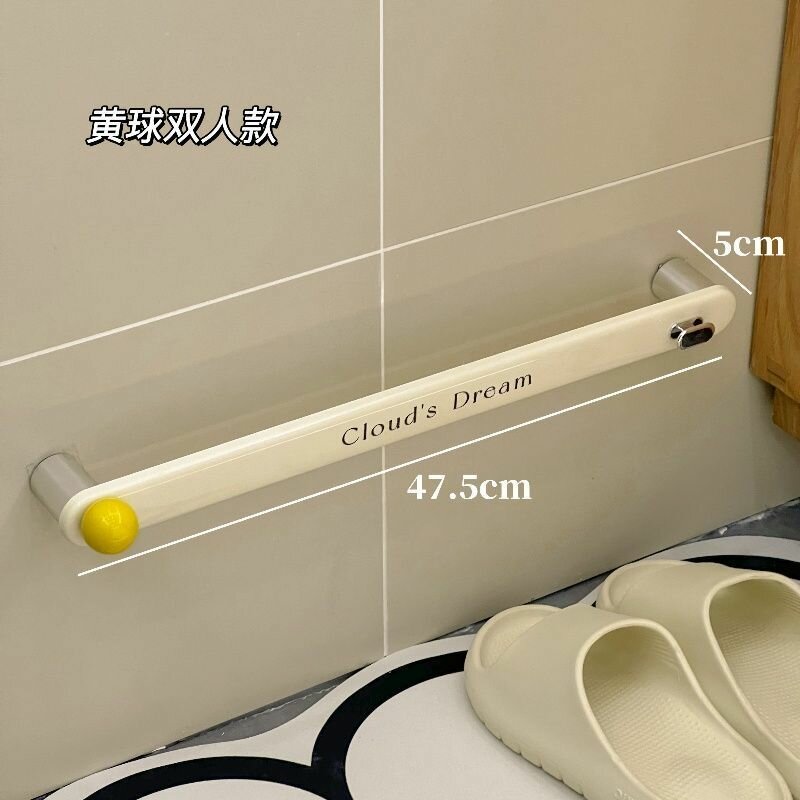 Стойка для тапочек в ванной с цветными блоками, перфорированное настенное хранилище для обуви, дренажный органайзер для домашнего использования в туалете