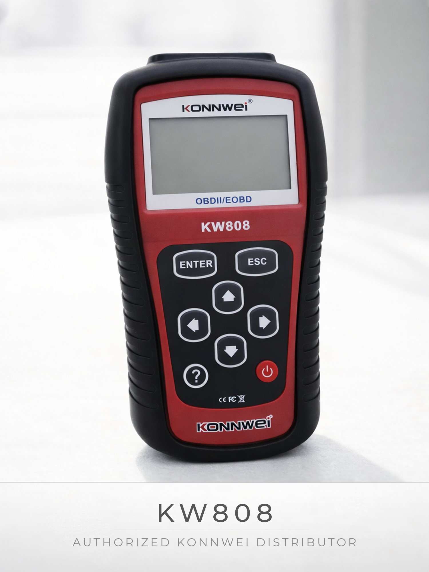 Автосканер Konnwei KW808 OBD2, диагностический сканер для автомобиля, чтение и сброс ошибок, 2026