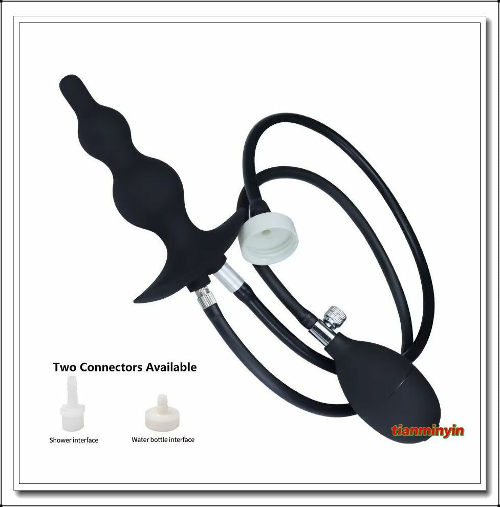 Надувная анальная пробка, клизма для душа 2 в 1, анальные секс-игрушки, расширитель ануса и влагалища