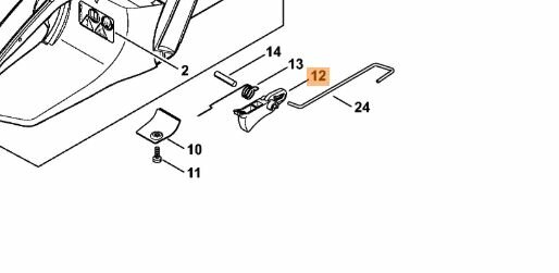 Курок газа MS391,362,362C оригинал