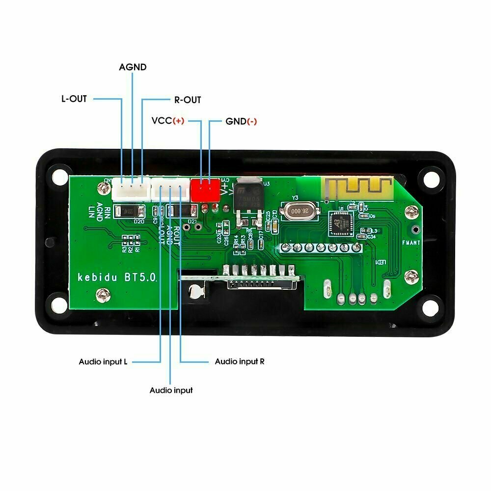 Bluetooth MP3-плеер FM USB AUX — фото 1