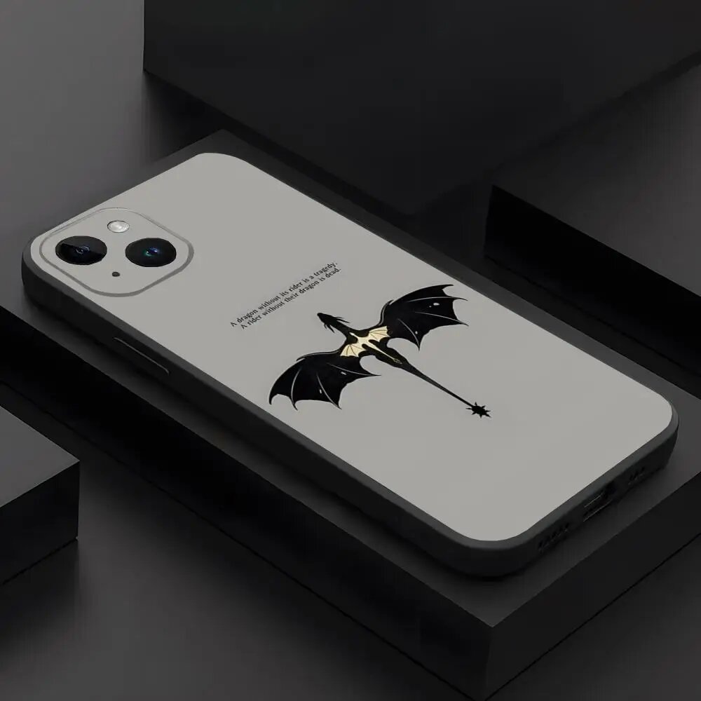 Чехол для iPhone на Fourth Wing, Black7