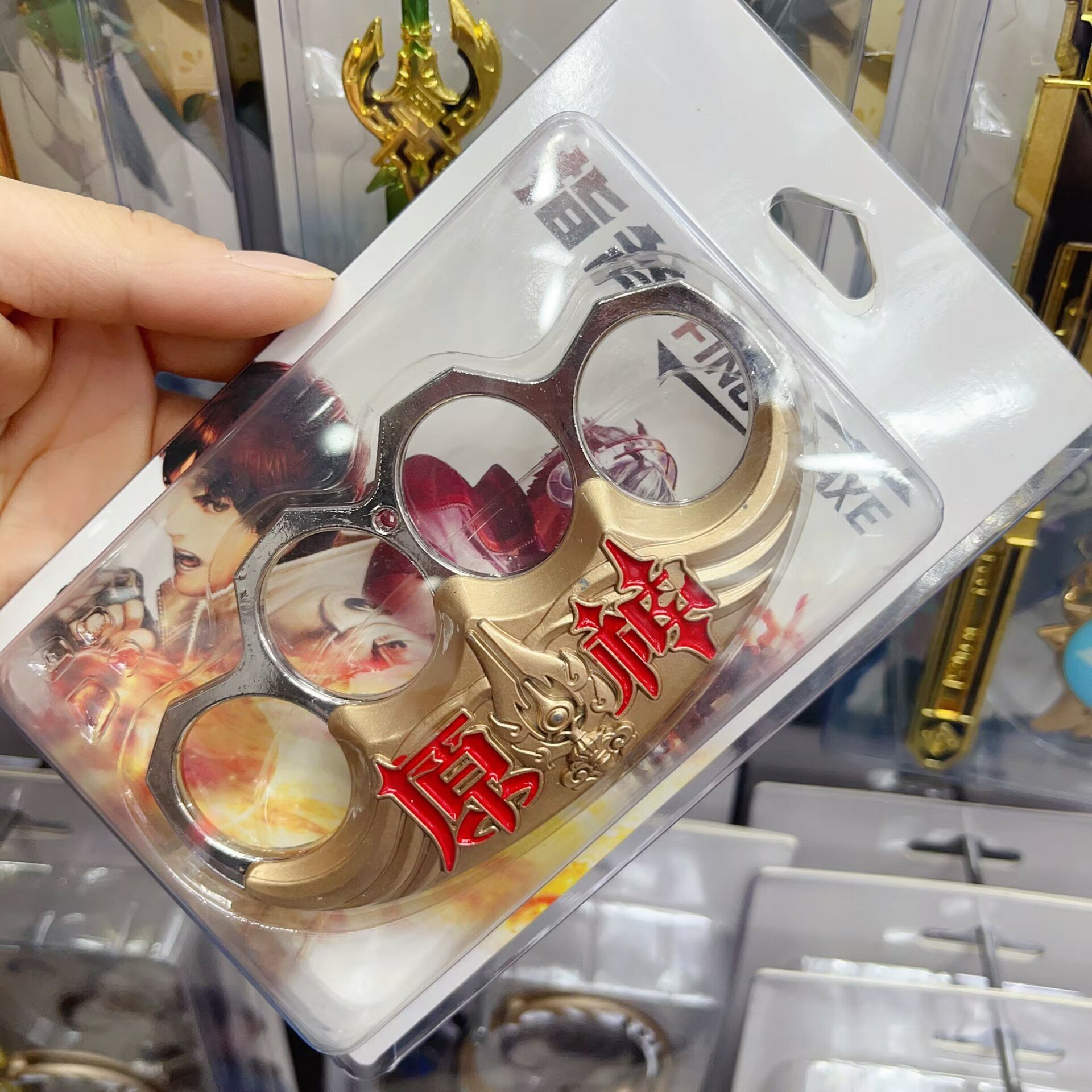 Аниме игра периферия Джин Лонг оригинальный Й Шен кольцо на палец из One Piece реквизит для улицы игрушка для студентов модель металлического ремесла