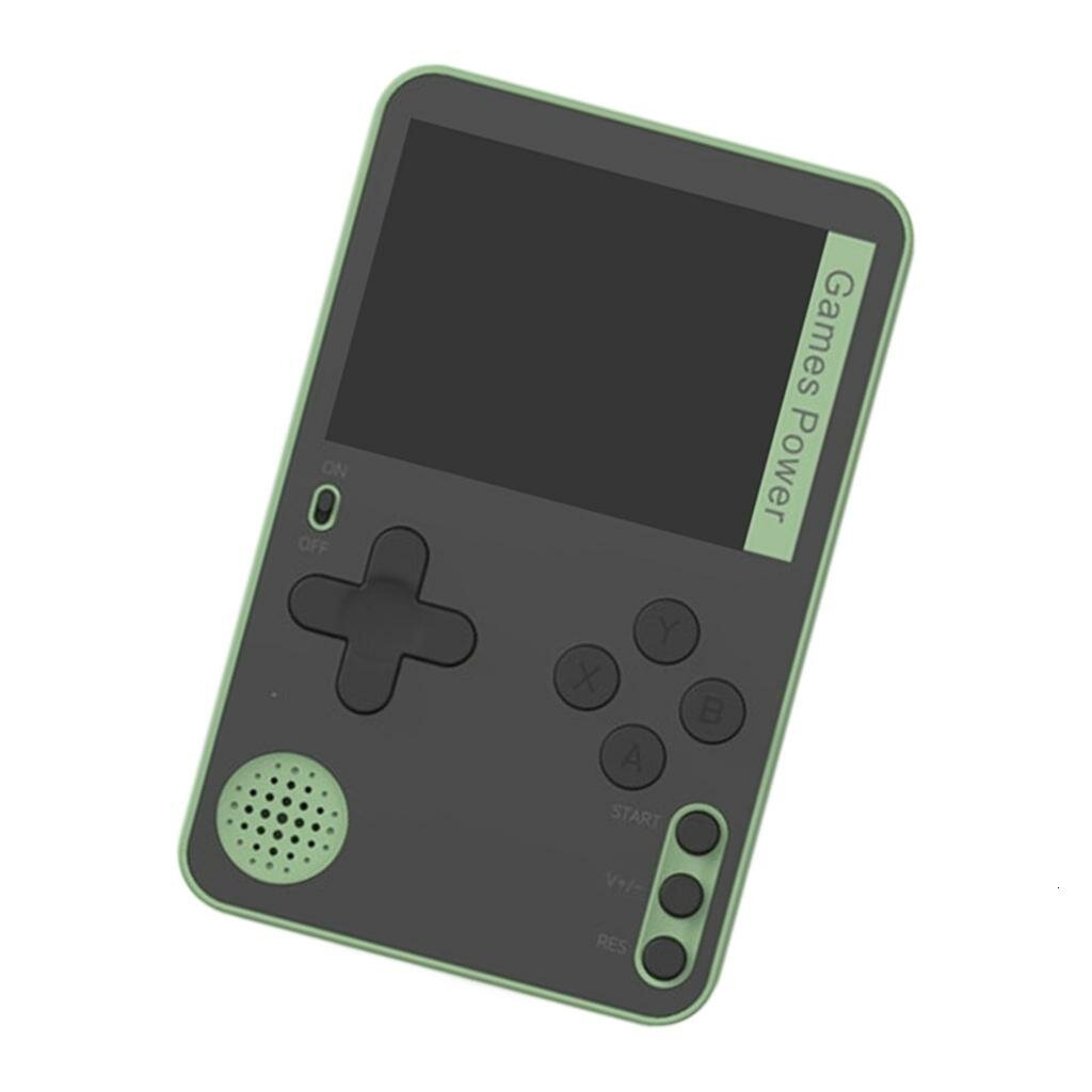 Портативная ретро-консоль с 500 играми, Зеленый