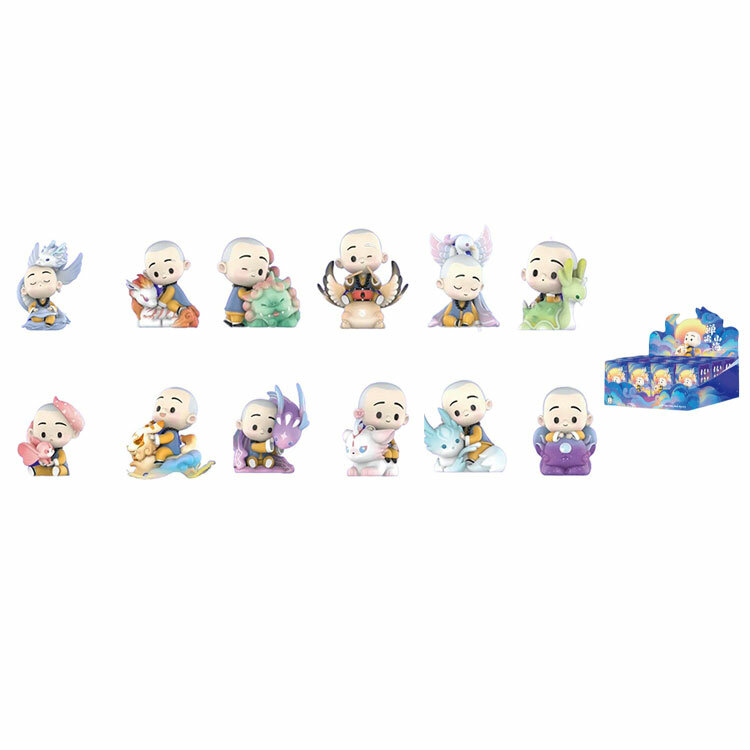 POP MART A Little Zen Monk Zen And Enlightenment Mountains And Seas Collection Mystery Boxes null