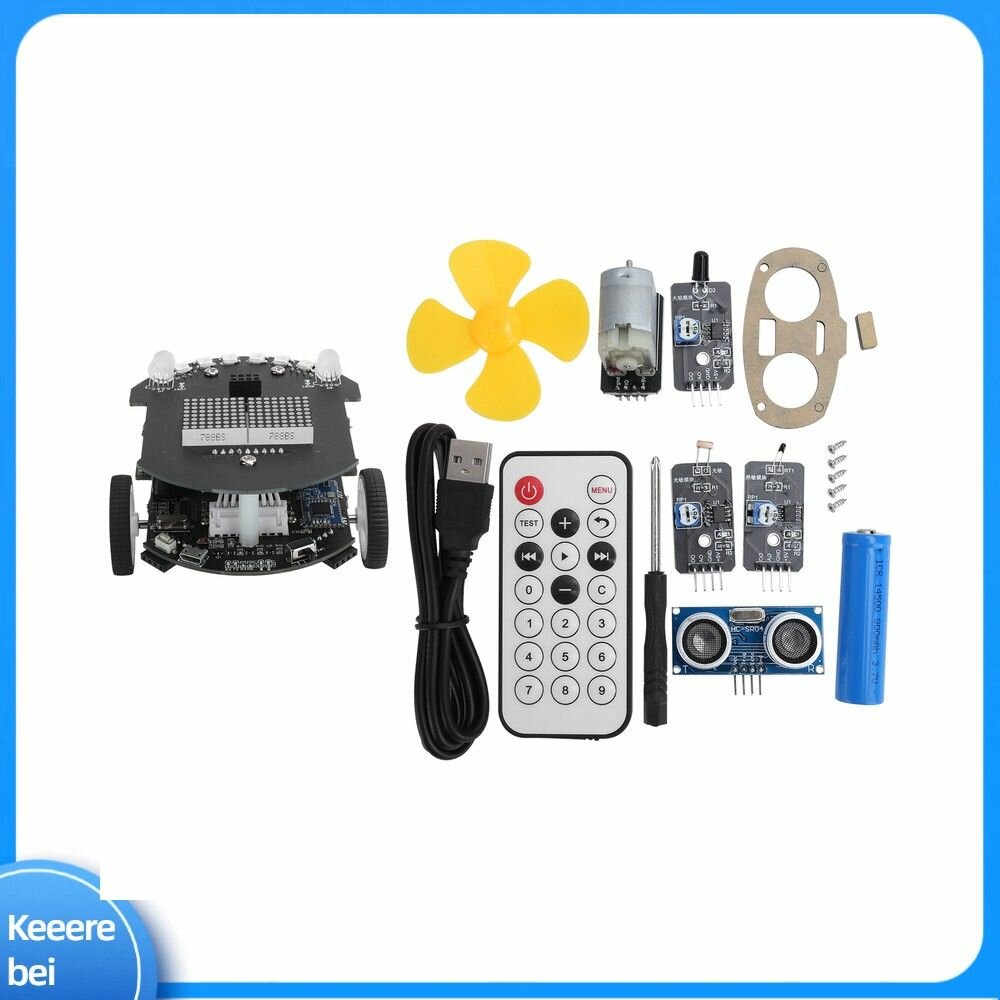 Механический робот для кодирования DIY, программируемый автомобиль с ИК-пультом для детей