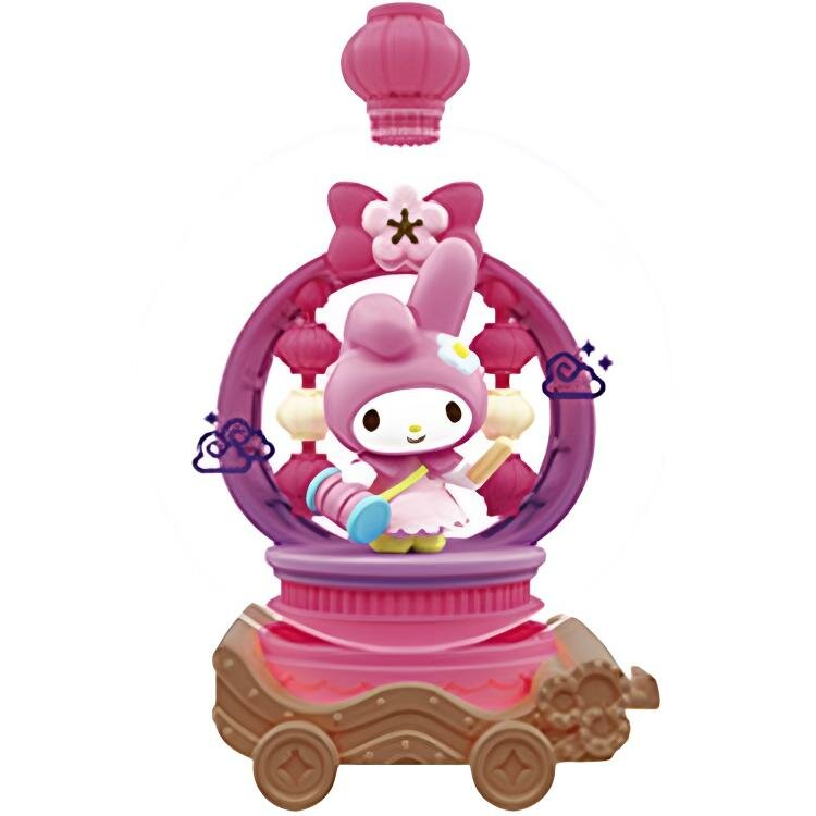 POP MART x Sanrio Год Дракона 2024 Весенний Фестиваль, Коллекция Цветочных Машинок Мистические Боксы, Confirmed-My Melody (Open), assorted