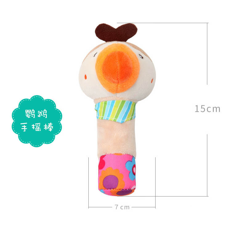 Bbsky милый щенок сова мультфильм животных ручная петля детская рука кольцо для царапин кольцо круглая рука мягкая