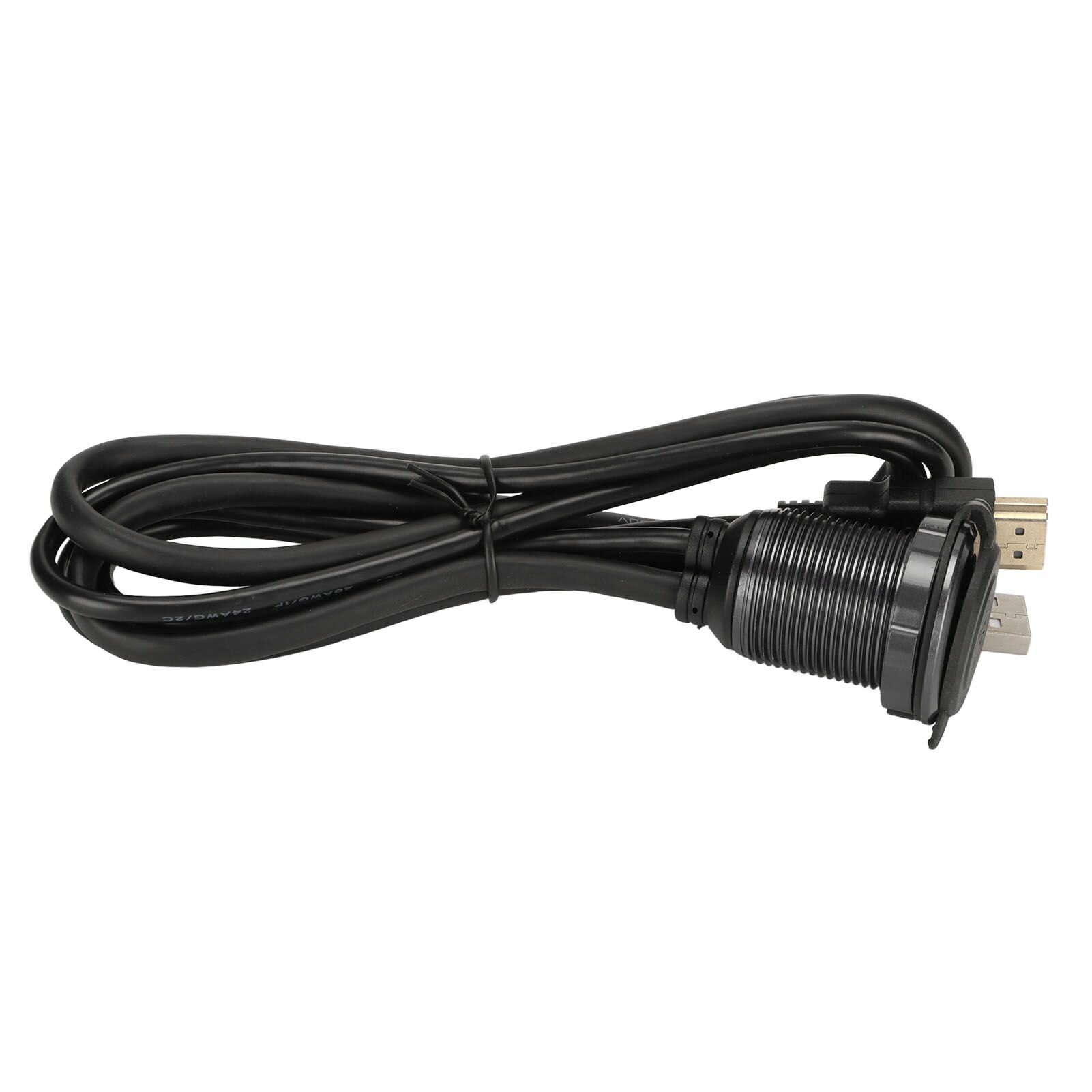 Кабель для скрытого монтажа USB 2.0 и HDMI 4K (1 метр)
