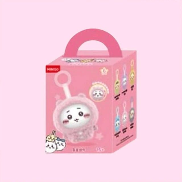 Виниловая подвеска-коробка-загадка Chiikawa Change Face Miniso Chiikawa, декор стола, сюрприз для девочки на день рождения