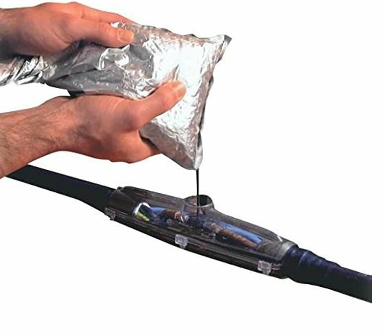 Муфта CellPack М-13, соединительная, диаметр кабеля 21-43 мм, сечения 1х50, 3x35, 4x35-4x50, 5x25-5x35 мм, без соединителей